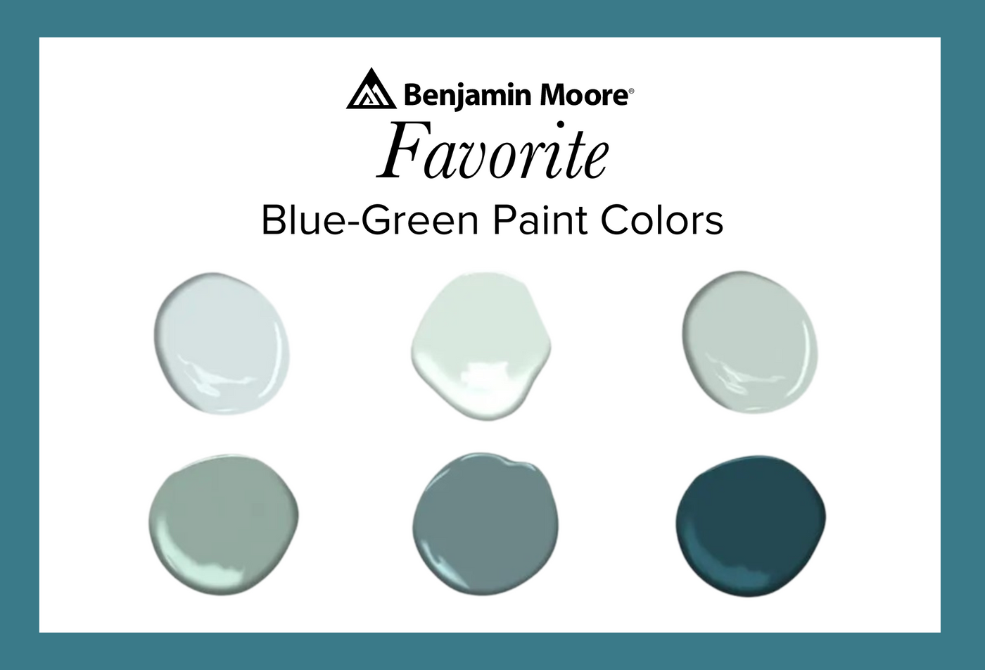Blue-Green Paint Colors | Catalina Paints